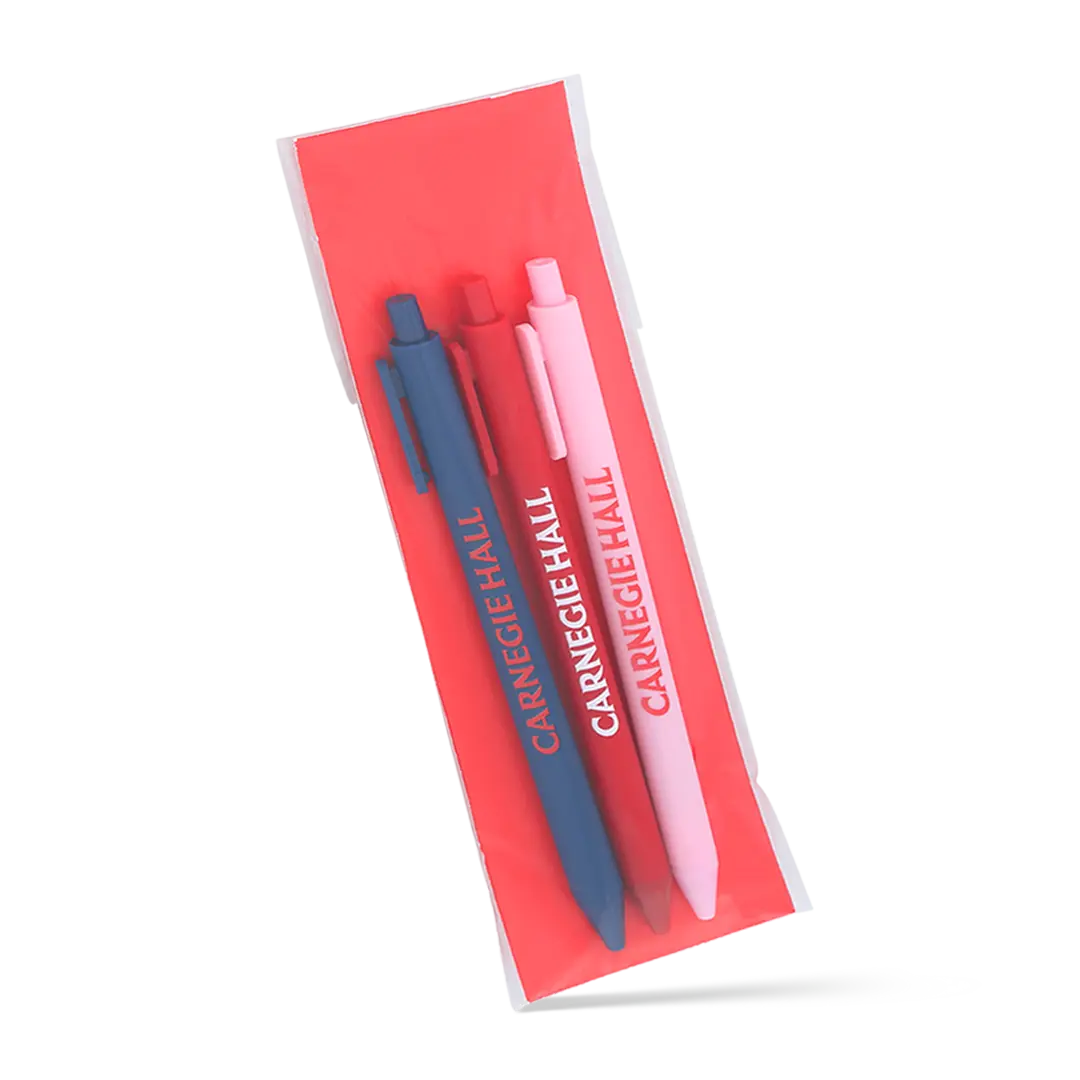 Logo Pen Set of Three – Carnegie Hall Shop